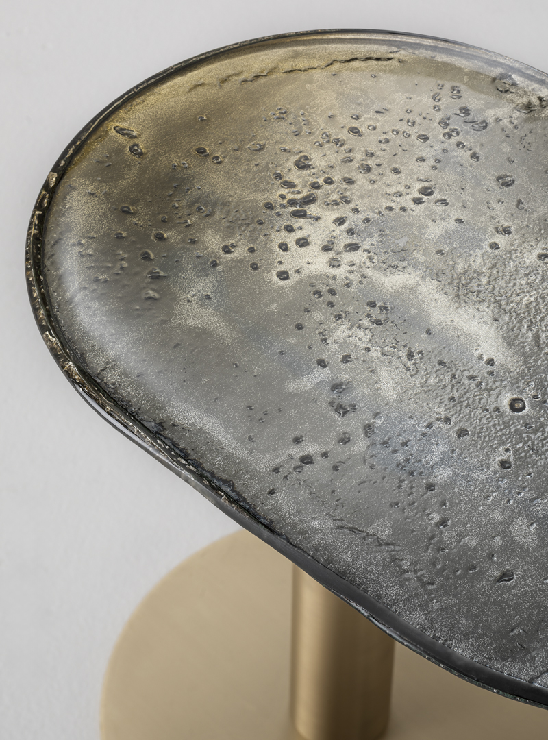 Fumin L: Contemporary coffee table, Coffee table in molten glass - Melt ...