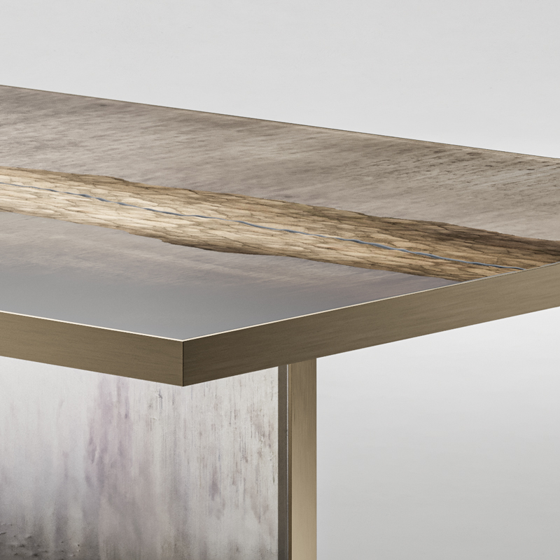 Belvedere: Contemporary Table, Handmade Furniture, Engraved Glass ...